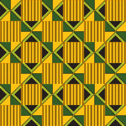 Ethnic seamless pattern cloth kente Royalty Free Vector