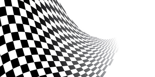 Black and white checkered abstract background Vector Image