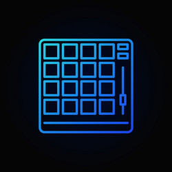 Mpc drum machine Royalty Free Vector Image - VectorStock