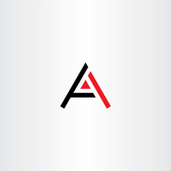 Double letter a aa logo icon Royalty Free Vector Image
