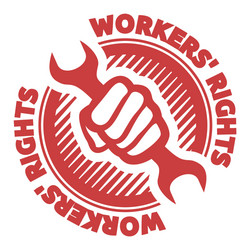 Socialist workers rights posters Royalty Free Vector Image