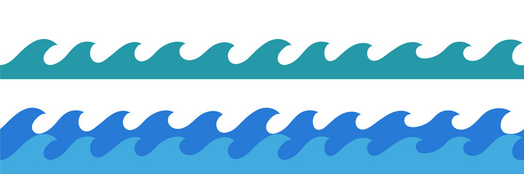 Cartoon Waves Border