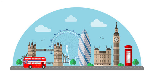 London town Royalty Free Vector Image - VectorStock