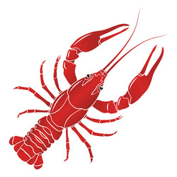 Crawfish logo Royalty Free Vector Image - VectorStock