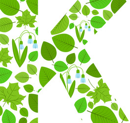 Flower Alphabet Letter K Pattern Vector Images (over 120)
