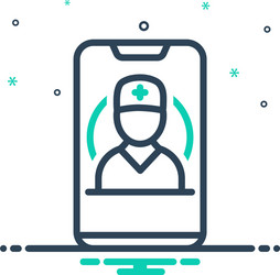 Mobile healthcare Royalty Free Vector Image - VectorStock