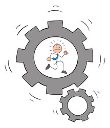 Stickman Stress Vector Images (over 730)