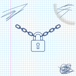 Padlock Chain Bondage Vector Images (over 100)