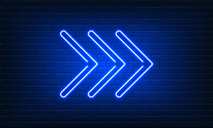 Neon sign lounge in a frame on brick wall Vector Image