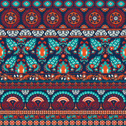 Caucasian style antique rug motifs patchwork Vector Image