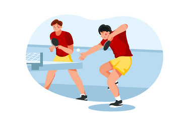 Table tennis Royalty Free Vector Image - VectorStock