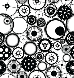 Complex Gear Mechanism Background Royalty Free Vector Image