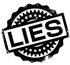 Lies stamp on white Royalty Free Vector Image - VectorStock
