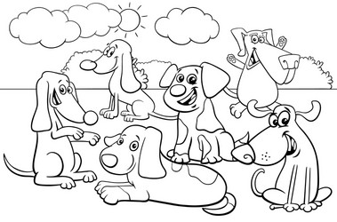 Hello spring coloring page Royalty Free Vector Image