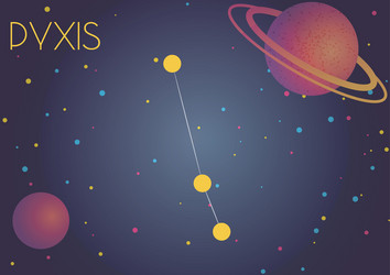 Pyxis Constellation Vector Images (13)
