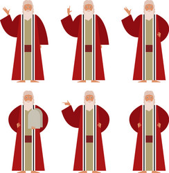 Set of moses icons Royalty Free Vector Image - VectorStock