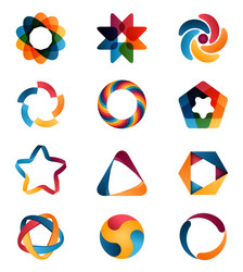 Two star 2star logo Royalty Free Vector Image - VectorStock