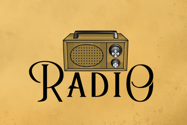Retro Radio Font Vector Images (over 230)