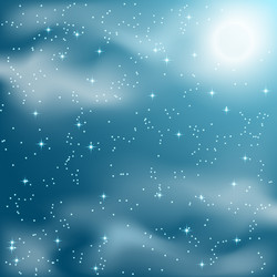 Sky night Royalty Free Vector Image - VectorStock