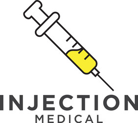 Biopsy needle pixel perfect linear icon Royalty Free Vector