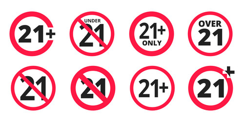 Alcohol 21 Sign Vector Images (over 410)