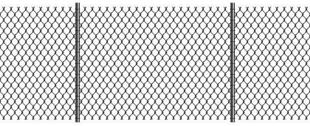 Set seamless chain link different chains Vector Image