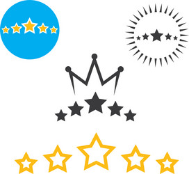 5 star design Royalty Free Vector Image - VectorStock