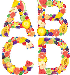 Alphabet kids abcd Royalty Free Vector Image - VectorStock