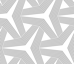 Monochrome striped three ray shapes Royalty Free Vector