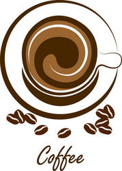 Coffee cap Royalty Free Vector Image - VectorStock