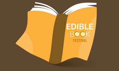 Edible book festivaltemplate Royalty Free Vector Image
