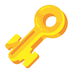 Key video game shiny icon Royalty Free Vector Image