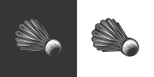 Shuttlecock Royalty Free Vector Image - VectorStock