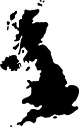 Scotland Map Black and White Vector Images (over 130)