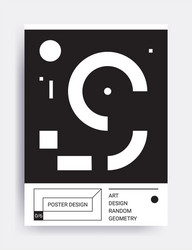 Bright design poster Royalty Free Vector Image