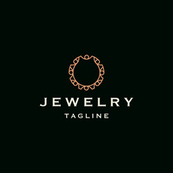 Ring jewelry logo Royalty Free Vector Image - VectorStock