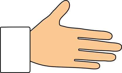 Open hend icon Royalty Free Vector Image - VectorStock