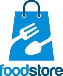Food store logo designs concept store logo Vector Image