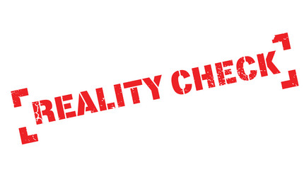 Reality check rubber stamp Royalty Free Vector Image
