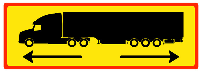 Sign indicating a greater length Royalty Free Vector Image