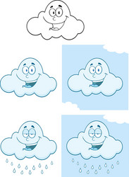 Weather cartoons Royalty Free Vector Image - VectorStock