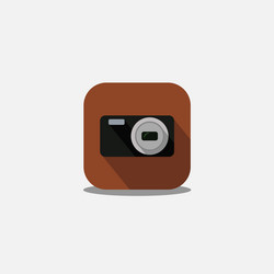 Camera app icon png Royalty Free Vector Image - VectorStock