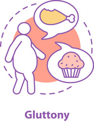 Physical inactivity blue concept icon Royalty Free Vector