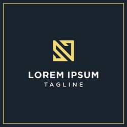 Sv square logo Royalty Free Vector Image - VectorStock