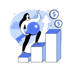 Competitor research abstract concept Royalty Free Vector