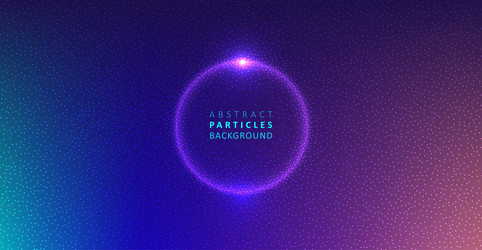 Particles liquid dynamic flow Royalty Free Vector Image