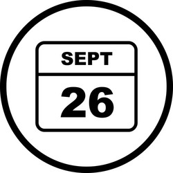 September Calendar 26 Vector Images (over 110)