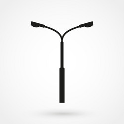 Street Light Silhouette Vector Images (over 7,200)