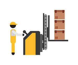 Packing machine Royalty Free Vector Image - VectorStock