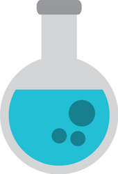 Chemistry element cartoon Royalty Free Vector Image